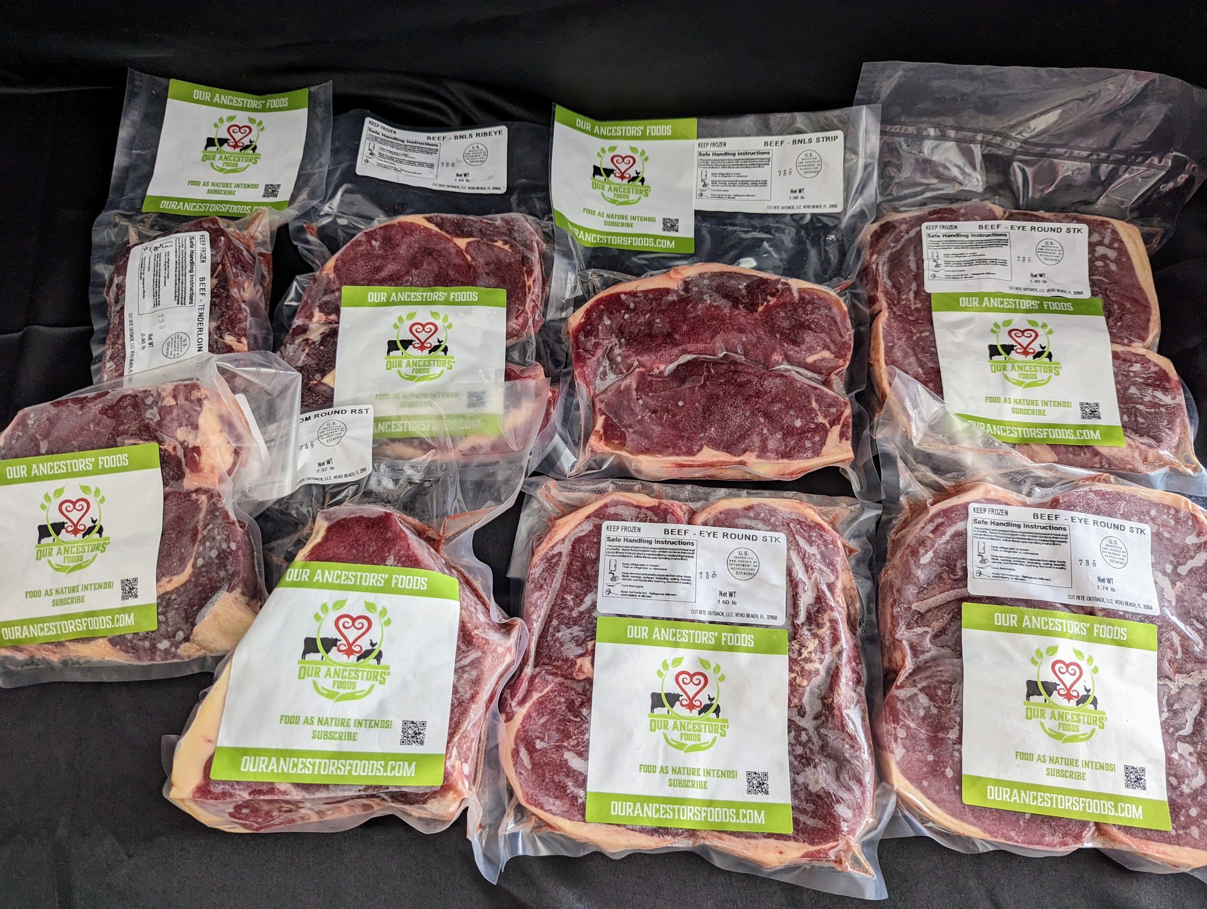 Legacy Grass-fed Beef Boxes – Our Ancestors' Foods
