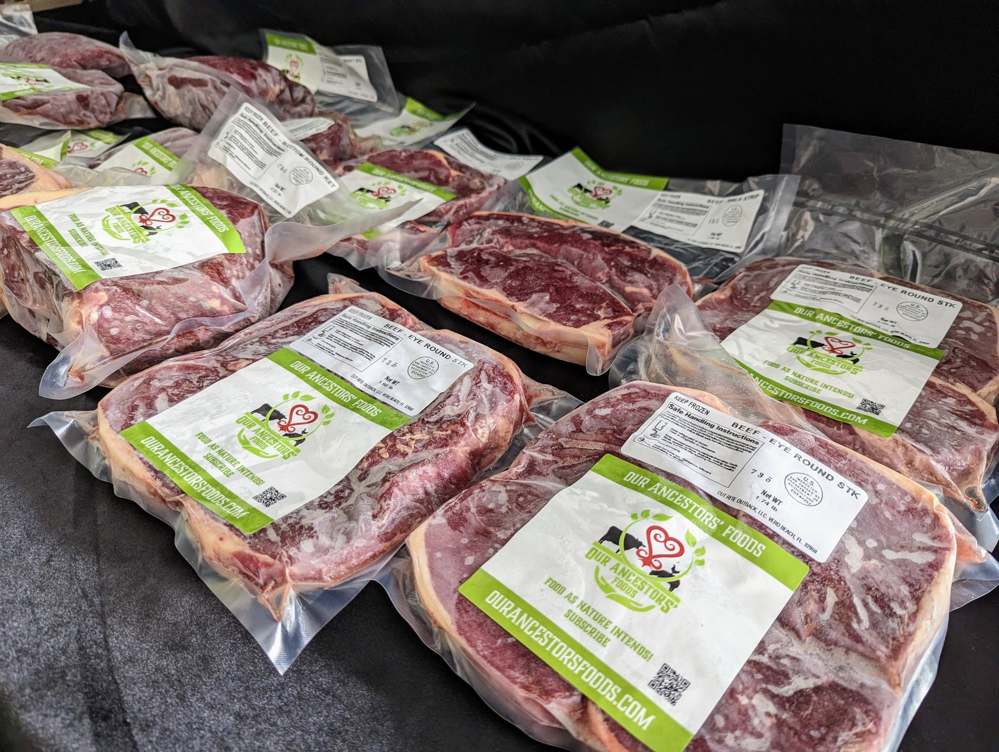 "Ancestral Feast" 20 LB Variety Box Grass-fed Beef – Our Ancestors' Foods